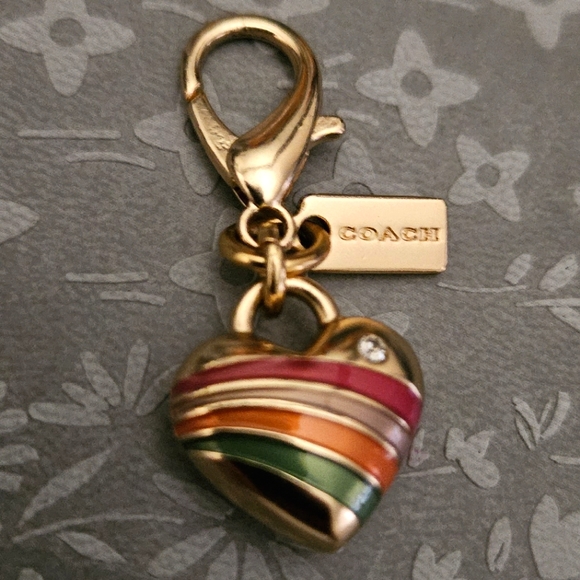 Coach | Jewelry | Coach Metal Heart Handbag Mini Charm | Poshmark
